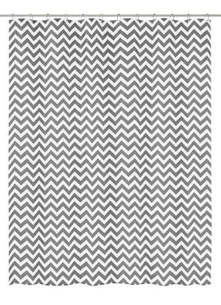 Kleine Wolke Zack Duschvorhang PEVA Schiefer, 120x200 cm