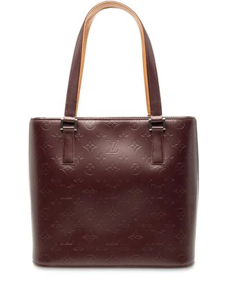 Louis Vuitton 2002 Monogram Mat Stockton tote bag - Rot