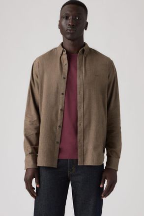Levi's Authentic Shirt mit Knopfleiste - Herren - Braun / Braun