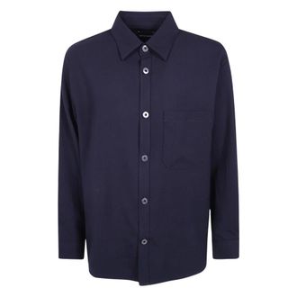 Emporio Armani Chemise classique &agrave; poche poitrine - Homme - Chemises - Bleu - Taille: M