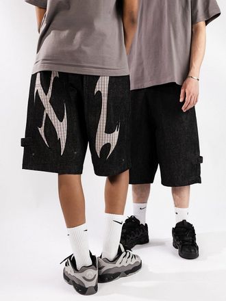 XLARGE Cut Out Xl Loose Shorts black