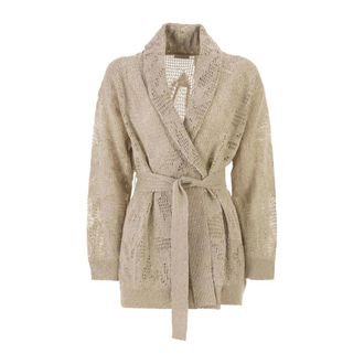 Brunello Cucinelli Damen, Strickwaren, Beige, XSGr&ouml;&szlig;e