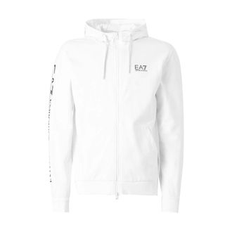 Emporio Armani Emporio Armani Ea7, Homme, Sweatshirts et sweats &agrave; capuche, Blanc, Taille: XL Sweat &agrave; capuche zipp&eacute; blanc