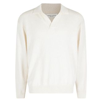 Roberto Collina Polo ML Comfy Fit - - Tops - Herren - Beige - M