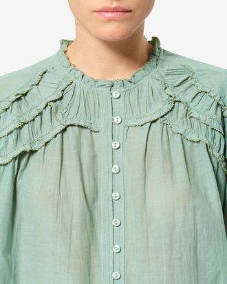 Isabel Marant Top Christa - Femme - Sauge - Taille34 - Marant &Eacute;toile
