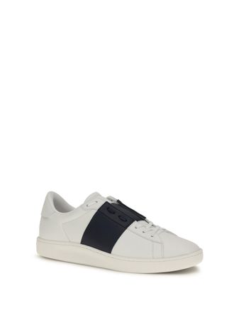 Valentino Garavani Mens Open Sneakers Bianco-Marine-Marine-Bianco Bianco/marine/marine/bianco