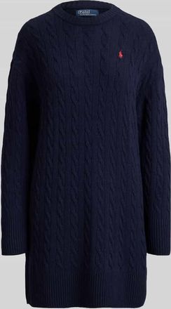 Polo Ralph Lauren Flie&szlig;endes Freizeitkleid aus Woll-Kaschmir-Mix