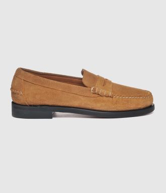 Sebago Moccasins Classic Dan Flesh Out Woman Beige Camel