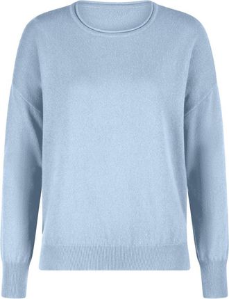 Peter Hahn Rundhals-Pullover Kaschmir Peter Hahn blau