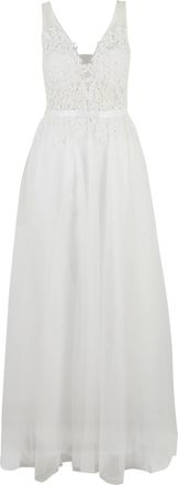 Vera Mont Damen 8625/4491 Kleid, Wei&szlig;, 42