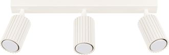 Sollux Lighting Deckenlampe Deckenleuchte Deckenstrahler Aluminium 3 Flammig 45 x 6,5 x 16,5 cm Karbon Beige