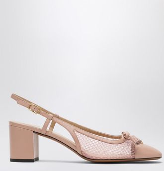 Valentino Garavani Valet Du Roi pink slingback pumps