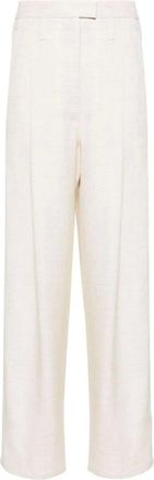 Philosophy di Lorenzo Serafini Femme, Pantalons, Beige, Taille: 40 FR Wide Pantalons