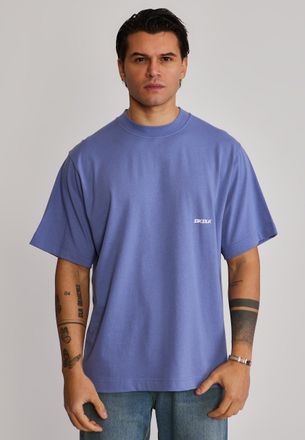 Siksilk Herren Blau Grafik T-Shirt XXL