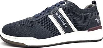 Mustang Jeans Homme 4166-303 Basket, Bleu Marine, 41 EU