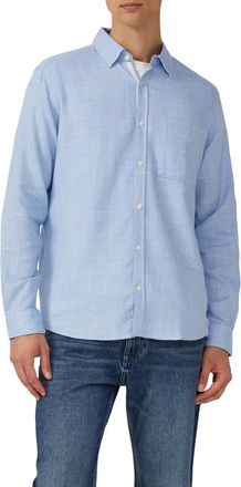 s.Oliver Regular Fit: Gemustertes Langarmhemd mit Brusttasche