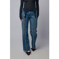 Jean Paul Gaultier Front Zipped Denim Trouser