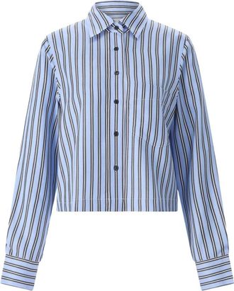 Closed Femme, Blouses et Chemises, Bleu, Taille: 38 FR Chemises