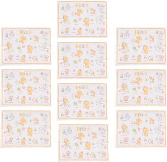 BESPORTBLE 10 St&uuml;ck Teiliges Einweg Tischunterlagen Selbstklebend aus Papier Essplatzmatten Reiseunterlage f&uuml;r Kleinkinder und Junge M&auml;dchen rutschfest Tragbar f