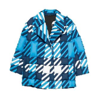 RAXXY Veste Blazer Matelass&eacute;e Patchwork - Femme - Vestes - Multicolore - Taille: 38 FR