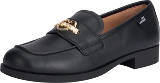Love Moschino Damen Fahrer-Slipper, Schwarz, 39 EU