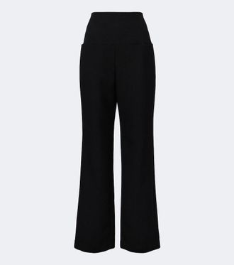 Alaia Ala&iuml;a Gerade Hose aus Wolle