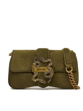 Just Cavalli Handtasche Iconic Snakes 81RA4BA7 ZSE74 Gr&uuml;n