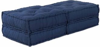vidaXL Coussin 2 pcs Bleu 70 x 70 x 36 cm Polyester Vidaxl