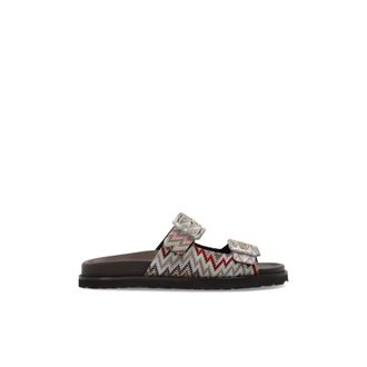 Missoni Gemusterte Slides - - Shoes - Damen - Mehrfarbig - 41 EU