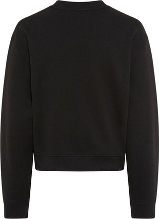 HUGO BOSS Sweater Delessa Baumwoll-Terry mit Rundhals