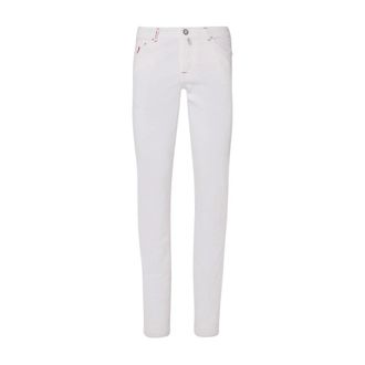 Kiton Slim Fit Wei&szlig;e Denim Jeans - - Jeans - Herren - Wei&szlig; - W35