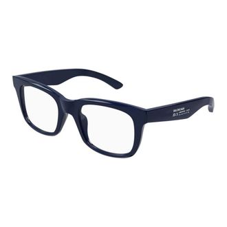Balenciaga Eckige Brille - - Accessories - Herren - Blau - 52 MM