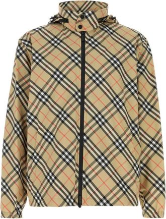 Burberry Homme, Vestes, Multicolore, Taille: XL Coupe-vent Imprim&eacute; en Polyester