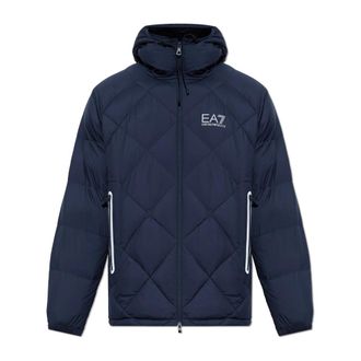 Emporio Armani Kapuzen-Daunenjacke - - Jackets - Herren - Blau - M