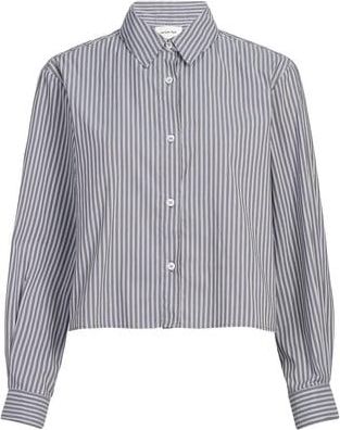 Saison 1865 Chemise col classique en n coton m&eacute;lang&eacute;