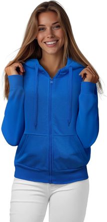 OZONEE Damen Kapuzenpullover Sweatjacke Sweatshirt Farbvarianten Kapuzenjacke Kapuzenpulli Langarm Kapuze Hoodie Sport Style Casual Fitness Basic Training 77