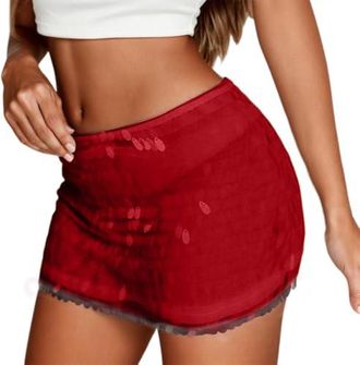 Generic Jupe Ethnique Simili Fendue Pantalon Asymétrique Jaune Courtes Fushia Matelassée Asymetrique Balancoire Jogging Espagnole Sirène Paréo Godets Cloche J