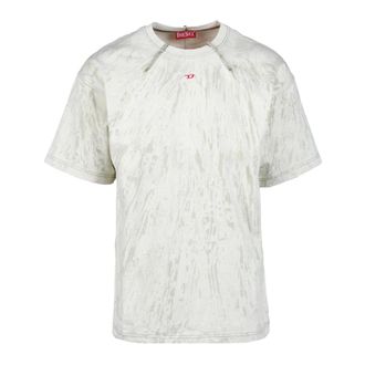 Diesel Baumwoll-T-Shirt - - Tops - Herren - Grau - 2XL