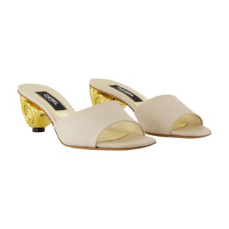 Carel Womens Naiade Sandals - Carel Leather White Calfskin Shoes