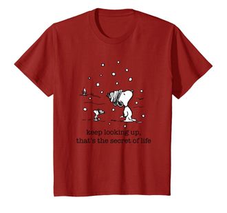 Peanuts Snoopy Woodstock Snowfall T-Shirt
