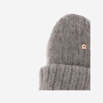 Myssyfarmi Womens Wool Beanie Hat Light Gray