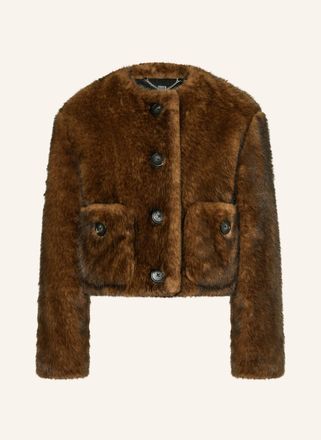 Marc Jacobs Kunstpelz-Jacke braun
