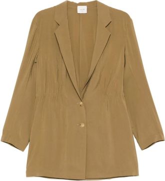 Alysi Femme, Vestes, Vert, Taille: 40 FR Blazer