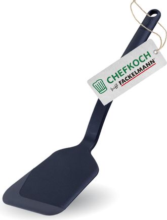 Fackelmann Chefkoch trifft Fackelmann Multiwender - Multifunktionaler K&uuml;chenhelfer aus PBT und Silikon, Hitzebest&auml;ndig, Sp&uuml;lmaschinenfest