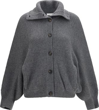 Brunello Cucinelli Cashmere Cardigan - Gray