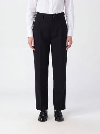 Ami Straight-Hose von mit hoher Taille aus reiner Wolle