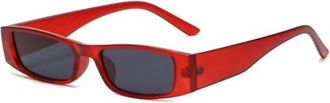 Generic Lunettes De Soleil D&eacute;coratives For Hommes, Monture Petite, For Les Vacances En Plein Air, Le Sport Et F&ecirc;tes(Red)