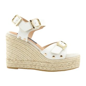 Colors Of California Femme, Chaussures, Blanc, Taille: 39 EU Sandale compens&eacute;e