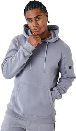 Project X Paris Sweat à Capuche techwear Gris Clair XL