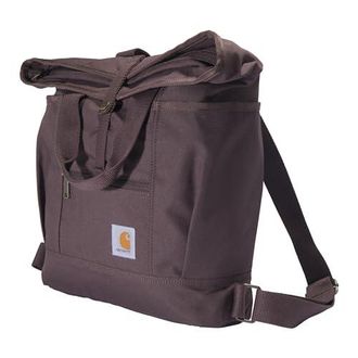 Carhartt Work in Progress Mixte Convertible, Durable Tote Bag with Adjustable Backpack Straps and Laptop Sleeve Sac &agrave; Dos fourre-Tout, Bordeaux, Taille Unique